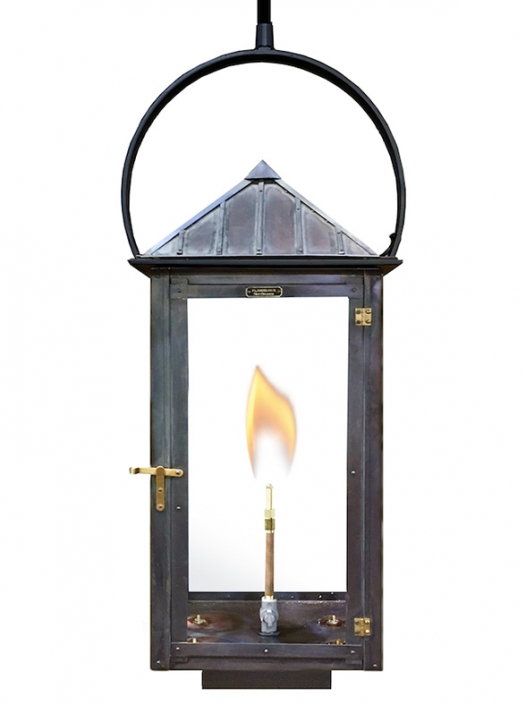 Bahama Hanging Yoke | Copper Gas & Electric Lanterns | Flambeaux ...
